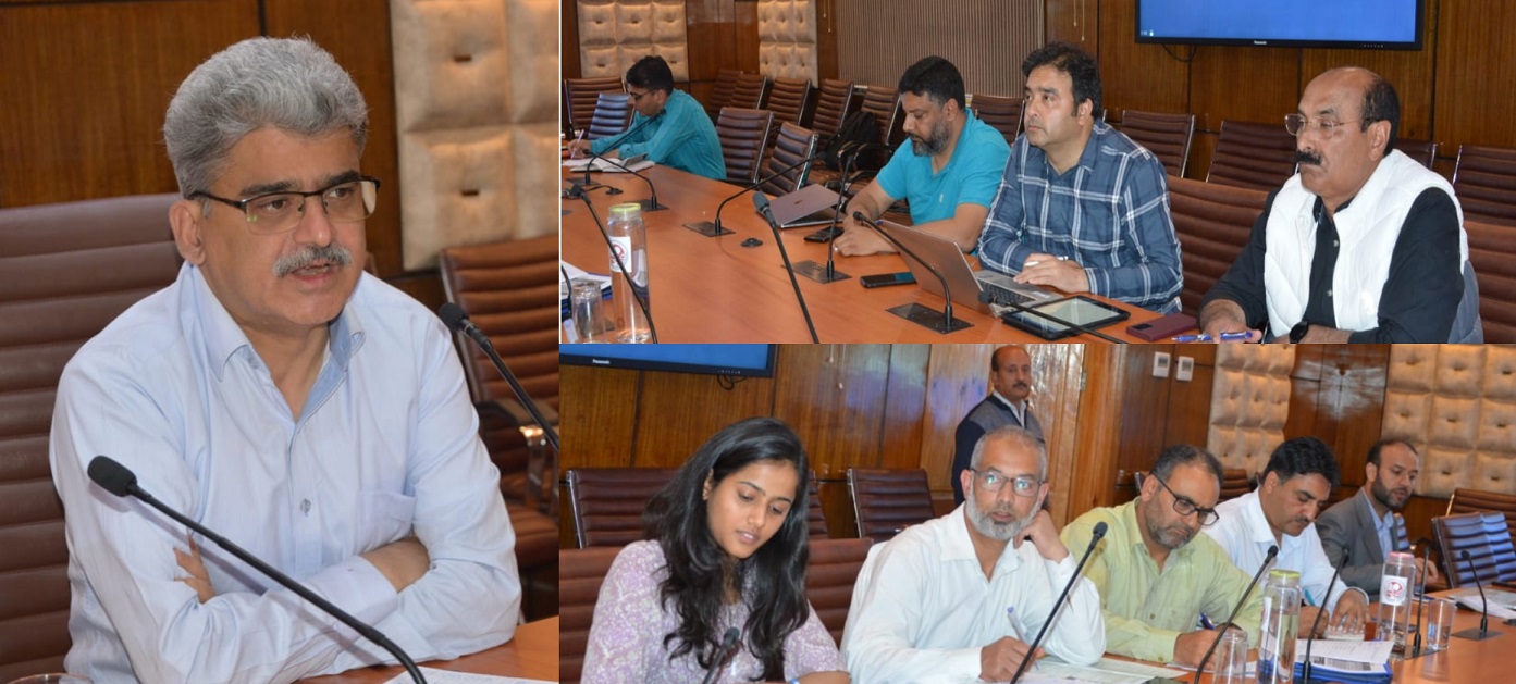 CS assesses implementation of SBM-Urban, AMRUT 2.0 in J&K - Gadyal News Kashmir