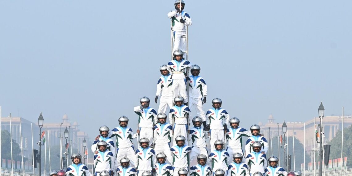 Indian Army's Daredevils Set New World Record at Kartavya Path - Gadyal ...