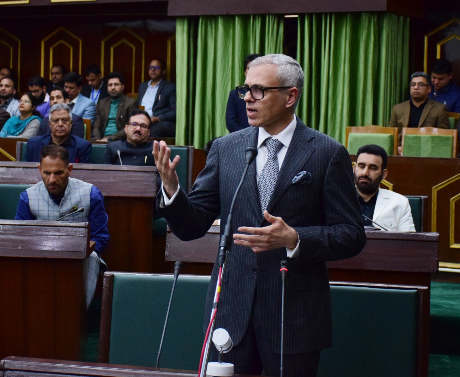 CM Omar addresses special session of J&K Legislative Assembly following ...