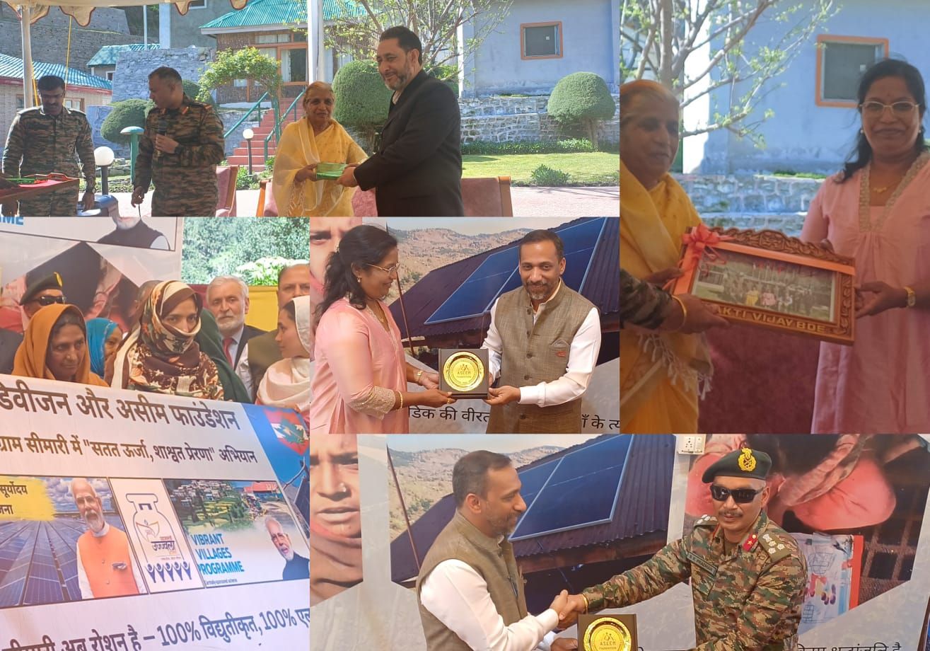 Indian Army and Aseem Foundation Illuminate Simari Village with Solar ...