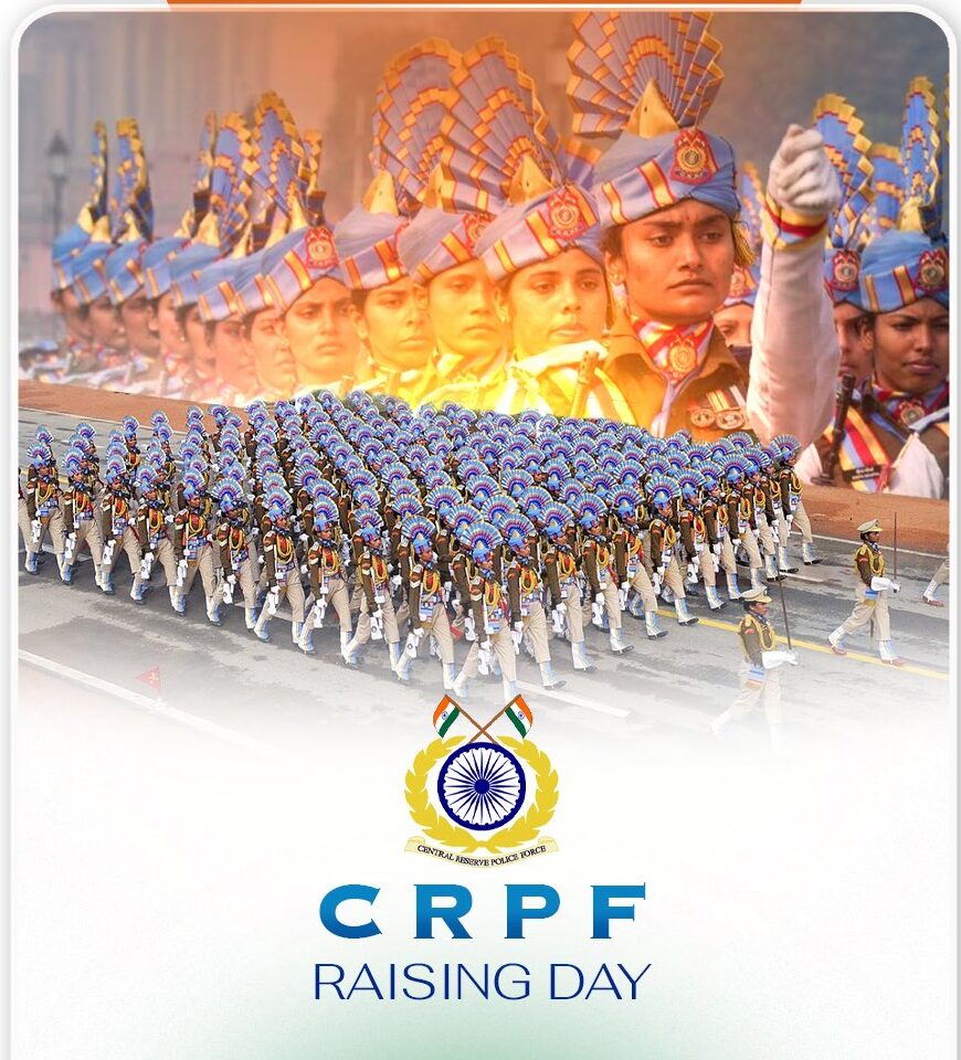 CRPF’s 87th Raising Day Celebrated with Honour at Srinagar Group Centre ...