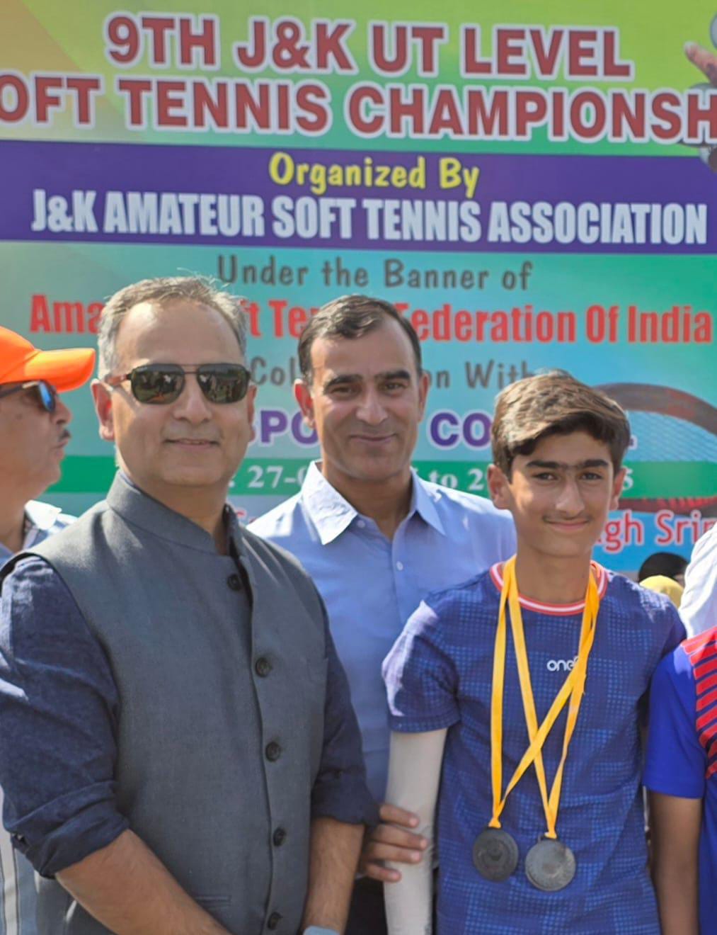 Muhammad Qais Claims Double Title at J&K Soft Tennis Championship ...