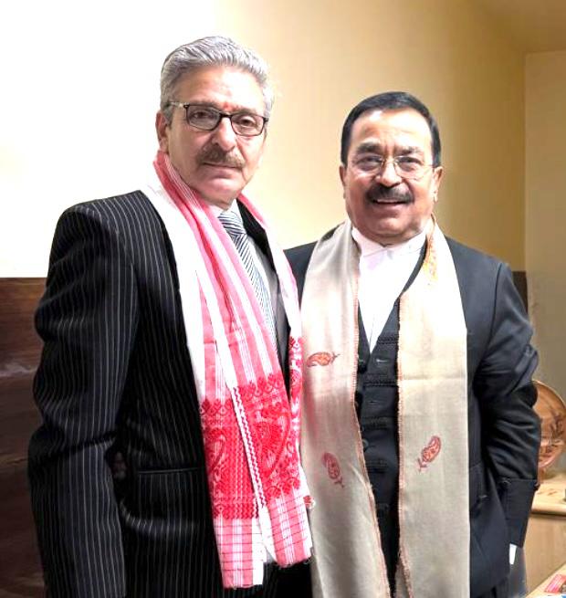 KJBA Chief Patron Kanwal Wangnoo Honours BCI Chairman Apurba Kr. Sharma ...