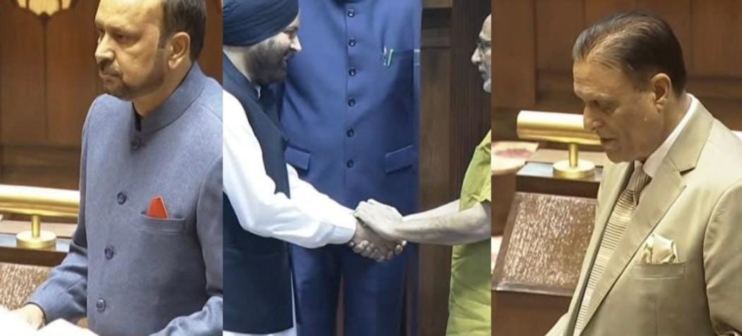 Three National Conference Leaders Sworn In as Rajya Sabha Members ...